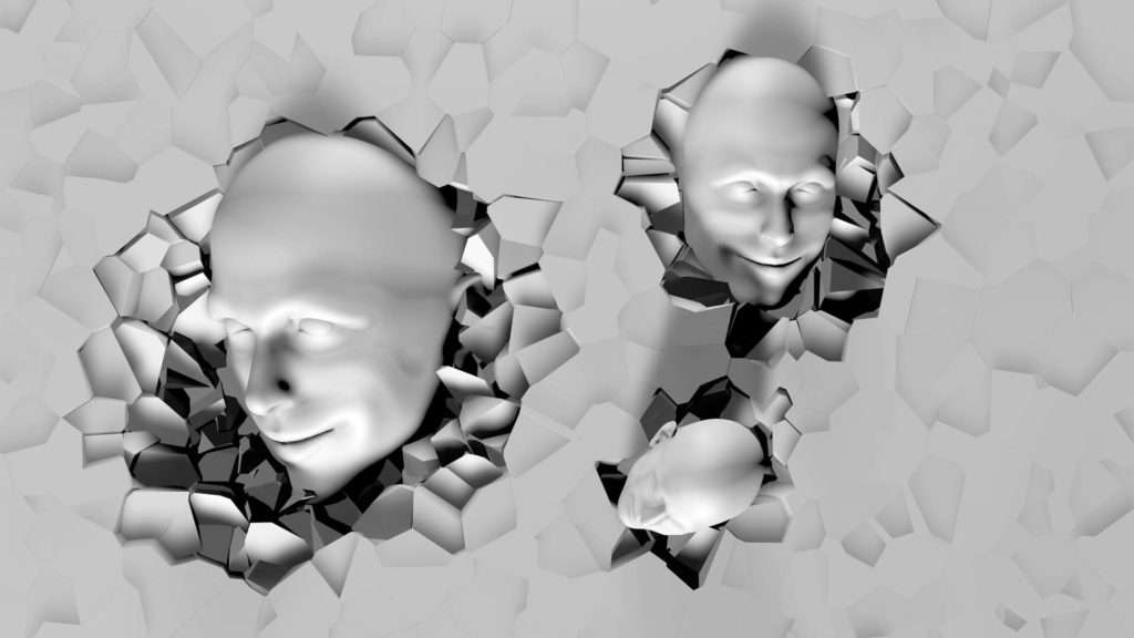 Face Boom — 3D Video Mapping Loops Collection N26 — Video Mapping Loops